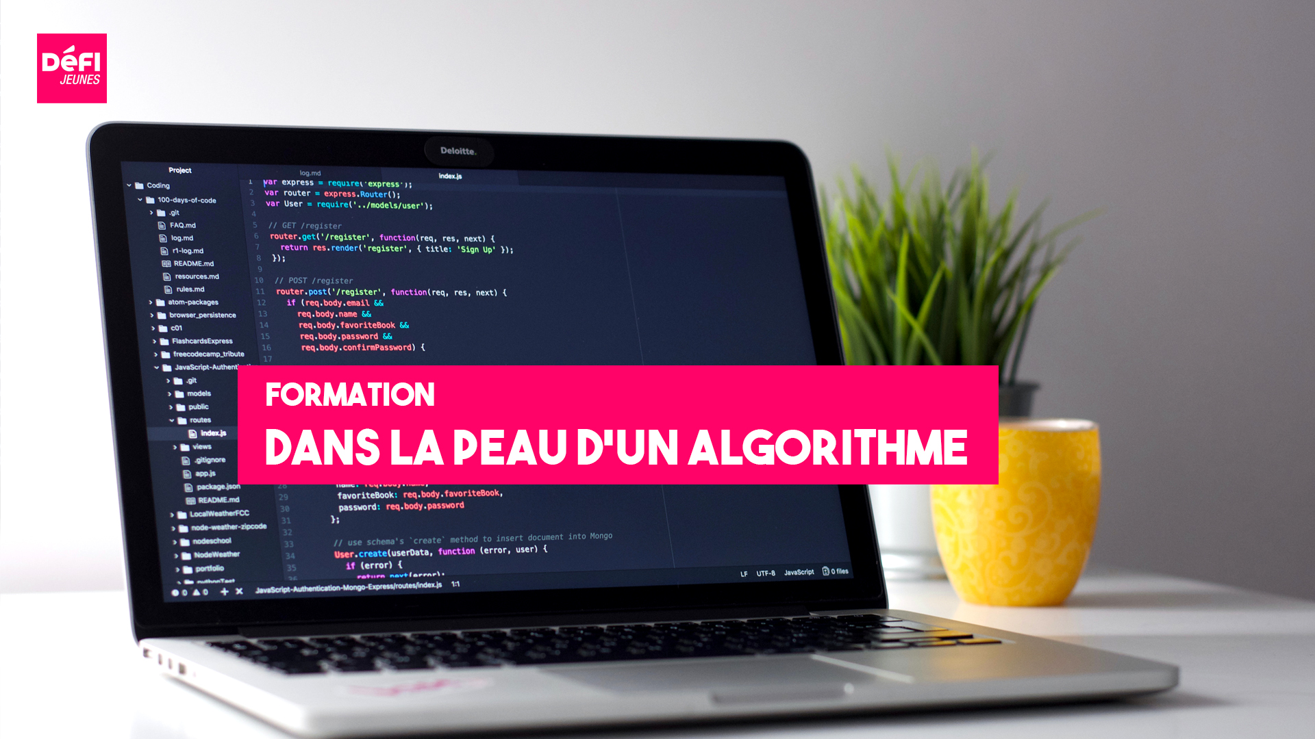 Formation « Dans la peau d'un algorithme » - DéFI Jeunes
